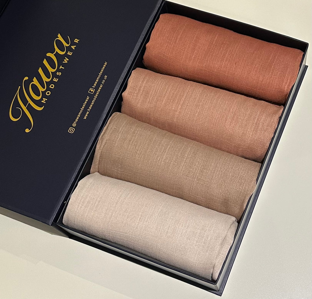Premium Modal Hijab Pallete Luxury Box – Hawa Modestwear